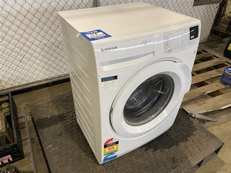 Simpson Swf7025eqwa 7kg Front Loader Washer Auction 0090 8015647