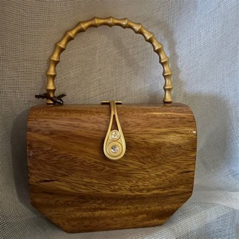 Timmy Woods Bags Timmy Woods Beverly Hills Collection Wooden Bag