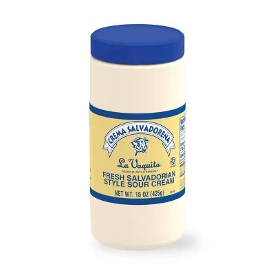 La Vaquita Crema Salvadorena Sour Cream 15oz Target