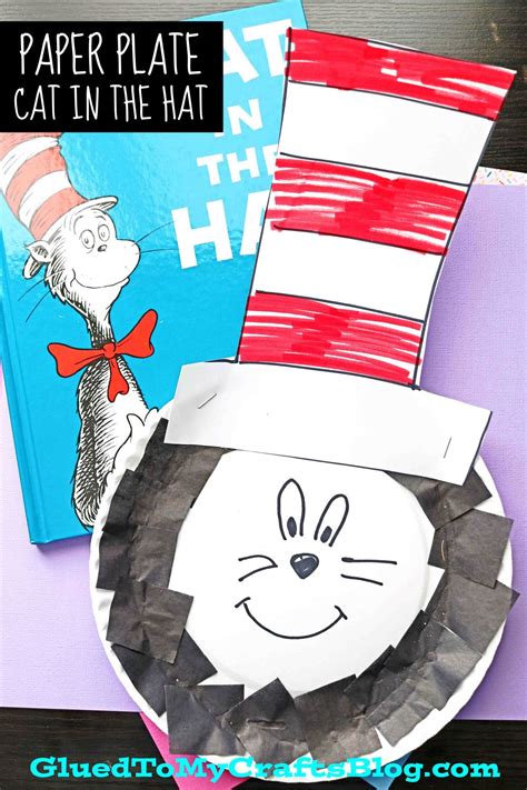 Paper Plate Dr Seuss Cat In The Hat Craft Artofit