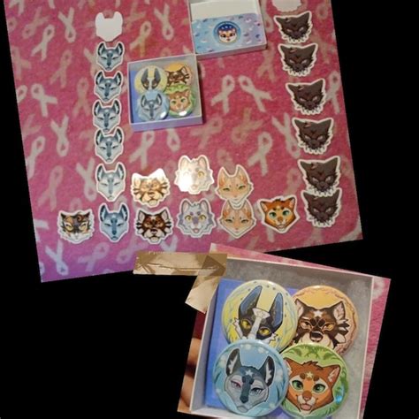 War Cats Bookmark Firestar Thunderclan Etsy