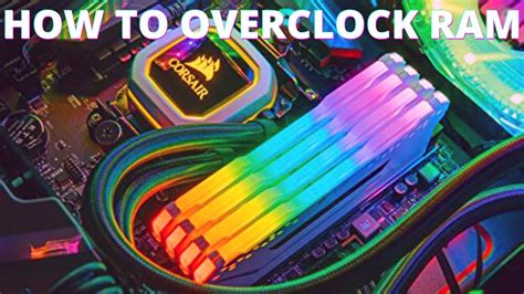 How To Overclock Ram On Asus B450 F Docp Profile Not Xmp Youtube