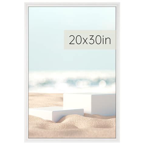 20x30 Picture Frame White Poster Frame Home Decor Natural Gallery