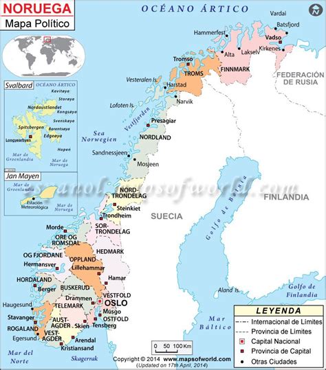 Mapa De Noruega Norvege Carte Norvège Lofoten