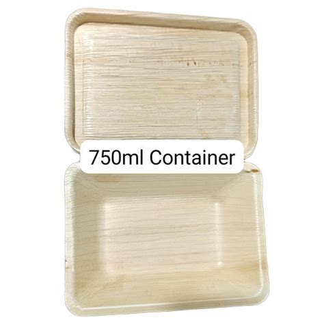 750 Ml Areca Leaf Container Color Off White At Best Price In