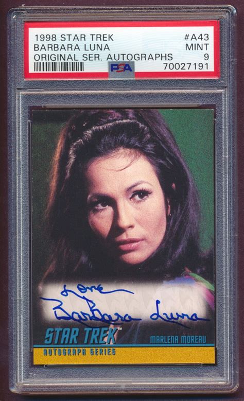 1998 Star Trek Original Series A43 Barbara Luna Marlena Moreau