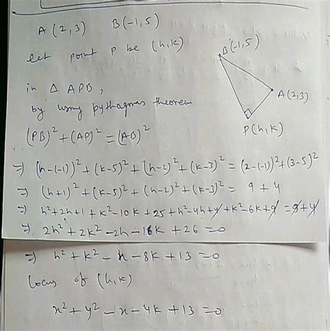 17 ( mathbf { g } ) ( mathrm { ABC } ) is a triangle in which ( mathrm { A } = ( 2,5 ) ) and ...