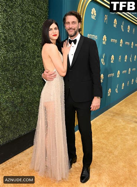 Alexandra Daddario Sexy Seen Flaunting Her Stunning Figure At The Annual Emmy Awards In Los