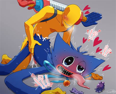 Rule 34 Anal Big Mouth Black Eyes Blue Fur Blush Cum Cum In Ass