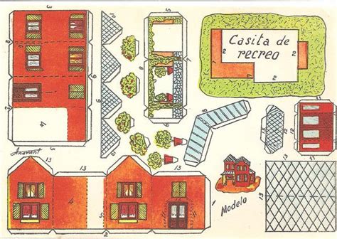 Casas De Recortables Vintage Paper Crafts Paper Doll House Paper