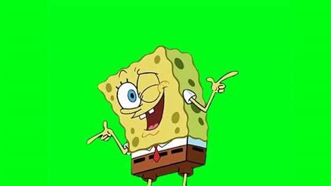 Spongebob Green Screen Hd Youtube