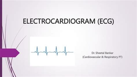 Ecg Definition And Measurement Techniques Pdf
