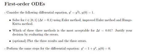 Solved Consider The Following Differential Equation Chegg