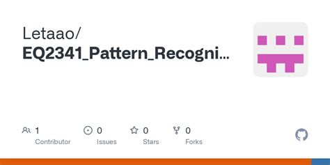 Github Letaaoeq2341patternrecognitionandmachinelearning