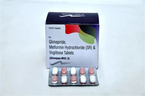 Glimipiride 2mg Metformin 500mg And Voglibose 0 3mg Tablets At ₹ 130 Strip Kharar Sas Nagar