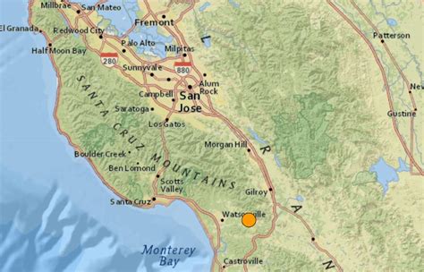 42 Earthquake Sunday Was Largest In Two Years In Bay Area Region