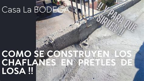 Como Se Construyen Los Chaflanes En Pretiles De Azotea Y Para Que