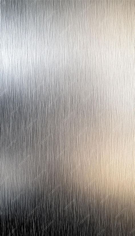 Highly Detailed Brushed Stainless Steel Texture Premium Ai Generated