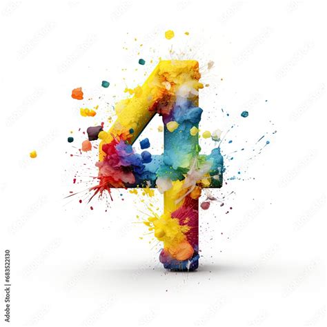 Initialization Numbers One Character Number Highlighted In A Special