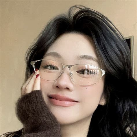 0°~ 400° Retro Fashion Metal Cat Eye Glasses Frame Female