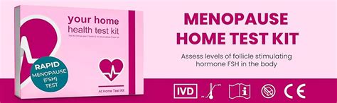 Pack Of 2 Menopause Test Kit For Women By Test Your Intolerance Self