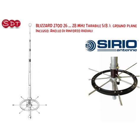 Sirio Antenne Gain Master Antenna Cb Fissa 5 8 λ Center Feed Vertical