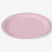 Pink White Polka Dot Paper Plates Zazzle