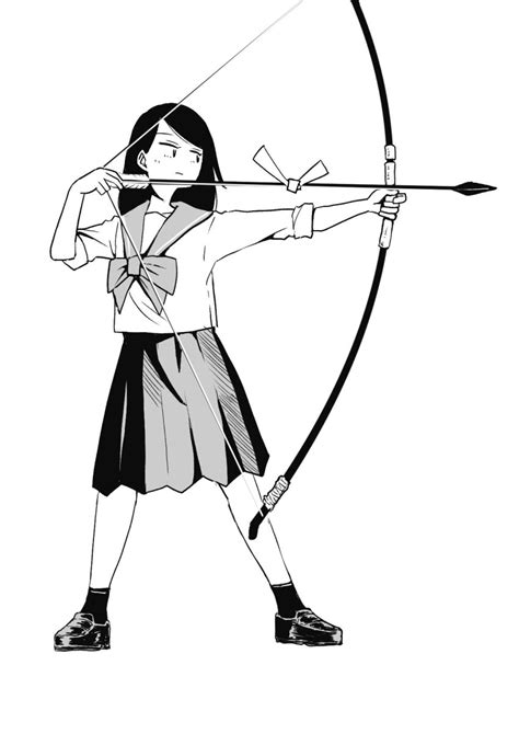 Itochin D Original Commentary Request Highres 1girl Archery Arrow