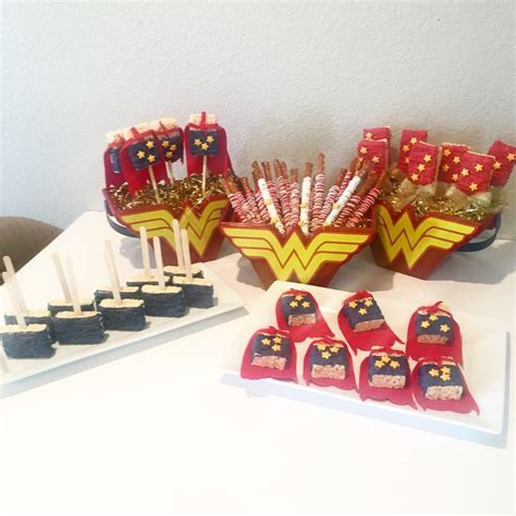 Superhero Candy Table