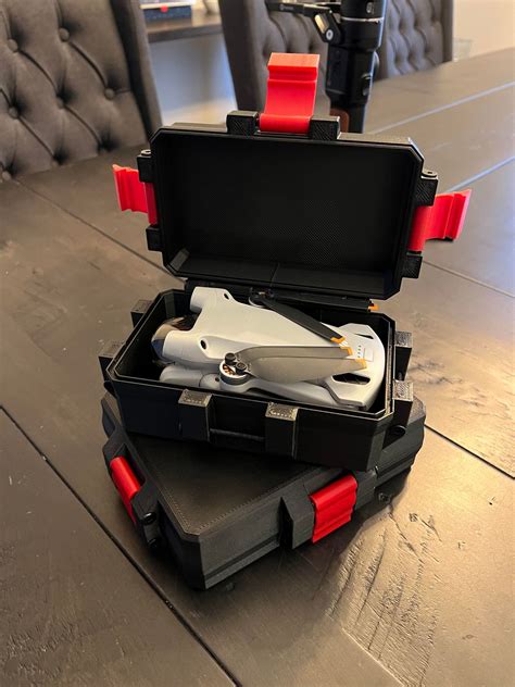 Stl File Dji Mini 3 Pro Drone And Controller Hard Shell Case Triplesnap 🐚・3d Print Model To