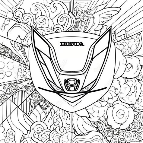 Honda Logo Coloring Page 17279 13921
