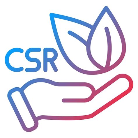 Premium Vector Corporate Social Responsibility Icon Vector Image Can