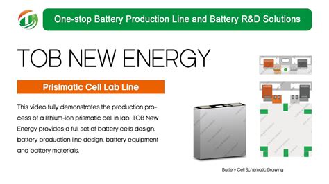 Lithium Ion Prismatic Cell Lab Line Equipment From Tob New Energy Youtube