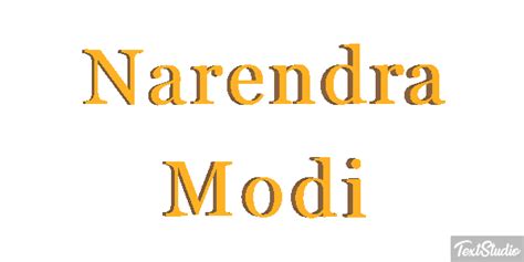 Narendra Modi Celebrity Animated  Logo Designs Textstudio