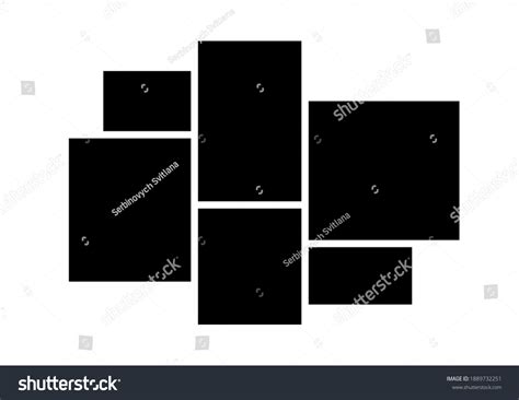 6 Image Collage Over 1 715 Royalty Free Licensable Stock Vectors