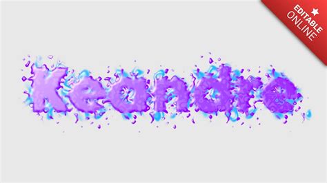 Keandre Text Style Effects Generator