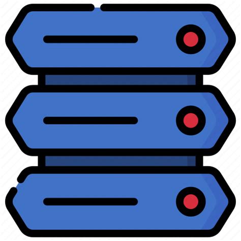 Cloud Data Database Device Server Storage Technology Icon