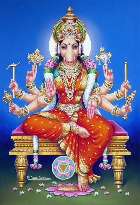 Buy Varahi Devi Photo Frame Form Of Sakthi Amman God Poto Frames