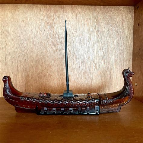 Vintage Avon Tai Winds Viking Long Boat Ship Mens Aftershave Bottle