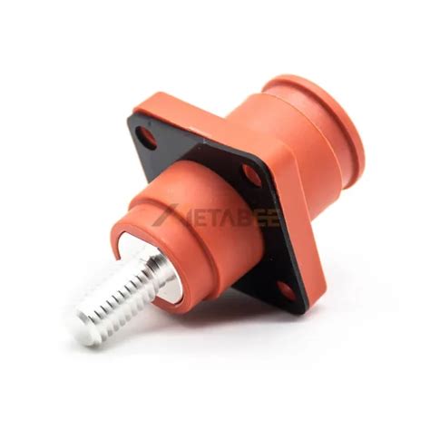 Straight 8mm 200a Single Core Energy Storage Socket Connector Metabeeai
