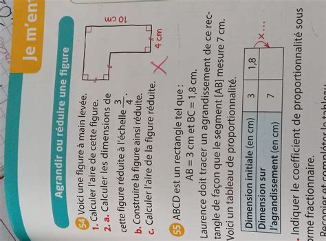 Transmath 6eme P 119 Exo 54 Svp Aidez Moi Nosdevoirsfr