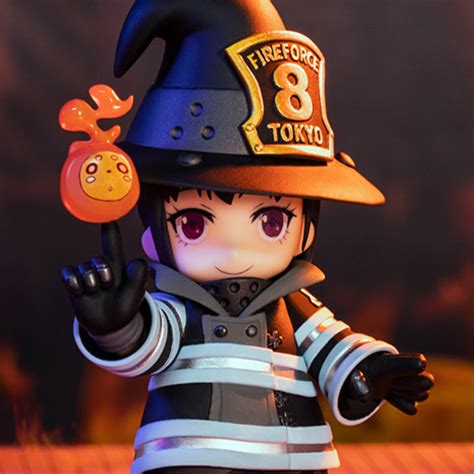 Maki Oze And Sputter Pusu Pusu Fire Force Q Version Figure Hobby