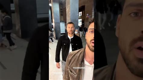 Michele Morrone With His Sons Marcus And Brando With His Friends