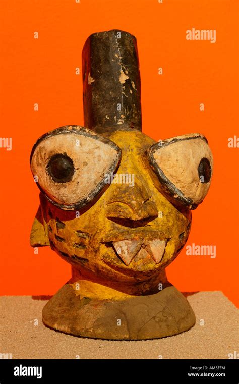 Wooden Mask From Yoruba Nigeria National Museum Of Culture Pretoria