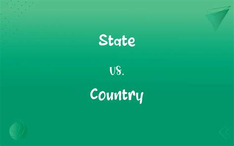 State Vs Country Whats The Difference