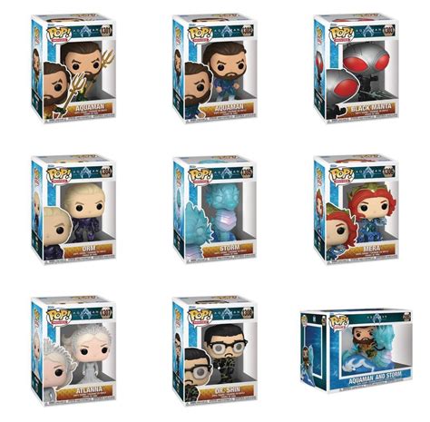 Aquaman 2 Funko Pops Do Filme Ganham Imagens Oficiais