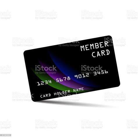 Member Card Stock Illustration Download Image Now Art Building