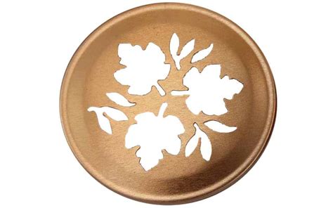 Leaf Pattern Gold Or Copper Lid Inserts For Rm Mason Jars 10 Pack