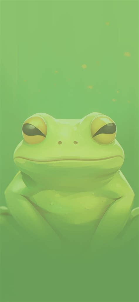 Smiling Frog Green Aesthetic Wallpapers Frog Wallpaper Iphone