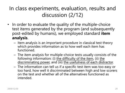 Ppt Semantic Similarity Of Distractors In Multiple Choice Tests Extrinsic Evaluation